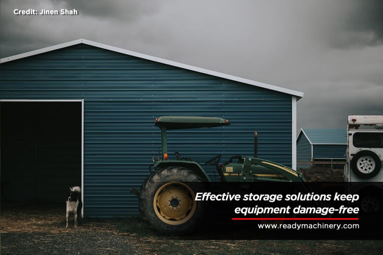Tips to Protect Heavy Equipment in Storage - Ready Machinery Movers
