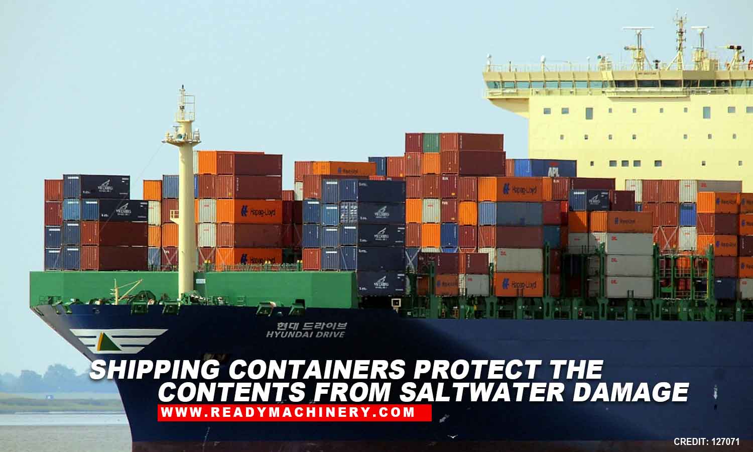 Shipping Overseas: How to Avoid Saltwater Damage | Ready Machinery Movers